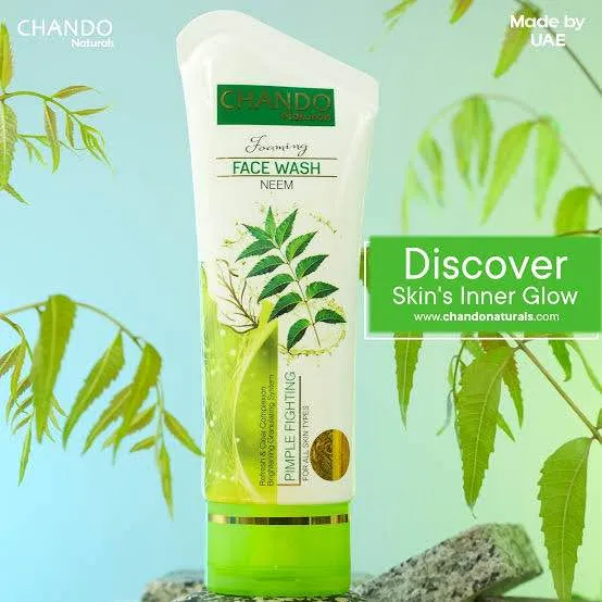 Face Wash Chando Naturals ‘ Neem Pimple Fighting Face wash Discover ...