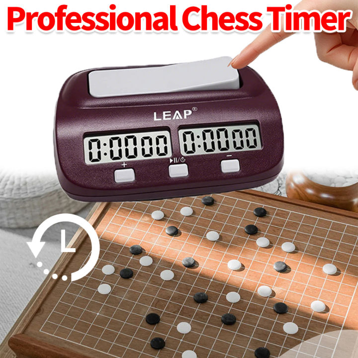 Professional Digital Chess Clock Battery Powered Chess Board Games ...