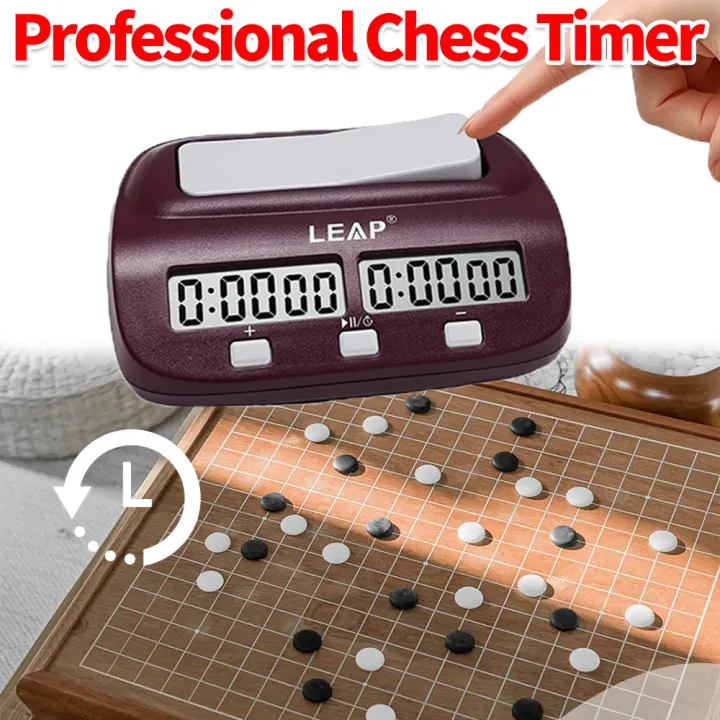 Professional Digital Chess Clock Battery Powered Chess Board Games ...