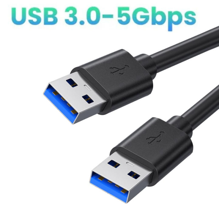 USB 3.0 Cable Short Type A USB 3.0 Male to Male cord for Laptop Cooling ...