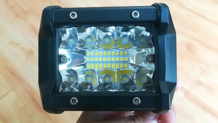 2 pack Vehicle Modification LED Light Bar 4inch Spot Flood Combo Beam ...
