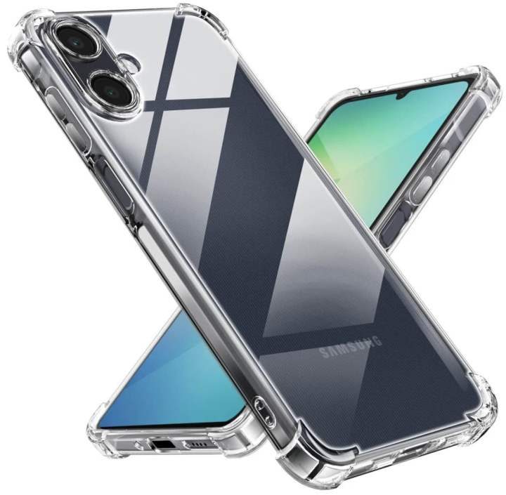 Samsung Galaxy A07_ Bumper Transparent Back Cover Soft TPU Shock Proof ...
