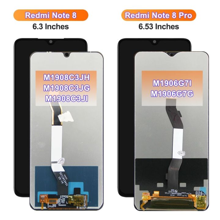 Display Screen for Redmi Note 8 Pro M1906G7I Lcd Display Touch Screen ...