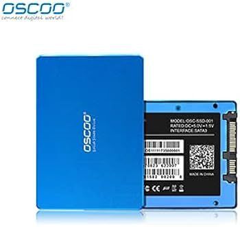 OSCOO 2.5 inch SATA III Solid State Drive, 256GB Internal SSD for ...