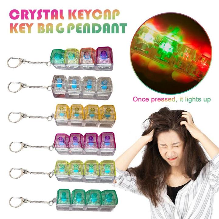 4 Keys Mechanical Keyboard Axis Tester Button Keycaps Office ...