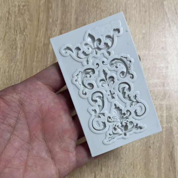 1pcretro Floral Design Random Silicone Mold，Resin Casting Mold，Suitable ...