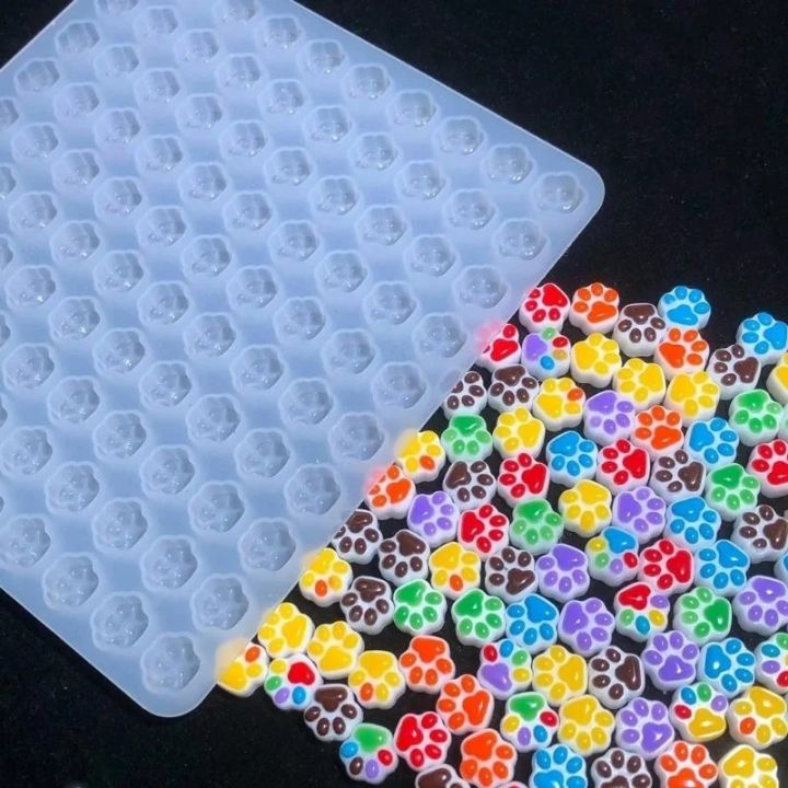 Mini Cat Paw Dropper Mold DIY Decompression Kneading Toy Mold Self-made ...