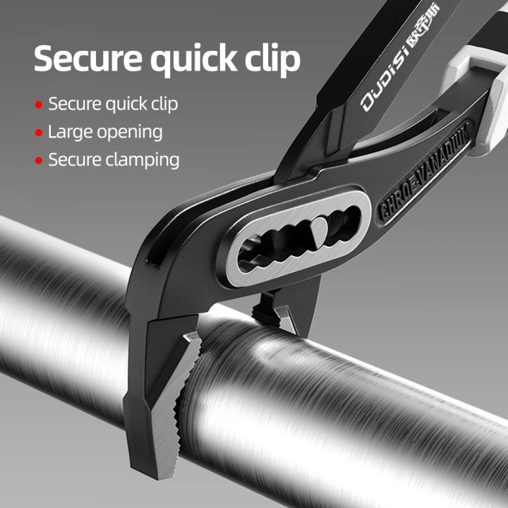 Heavy Duty Straight Pipe Wrench 8 Inch Plumbing Installation Pliers ...