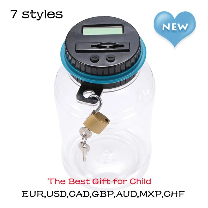 Piggy Bank Counter Coin Electronic Digital Lcd Counting Coin Money ...