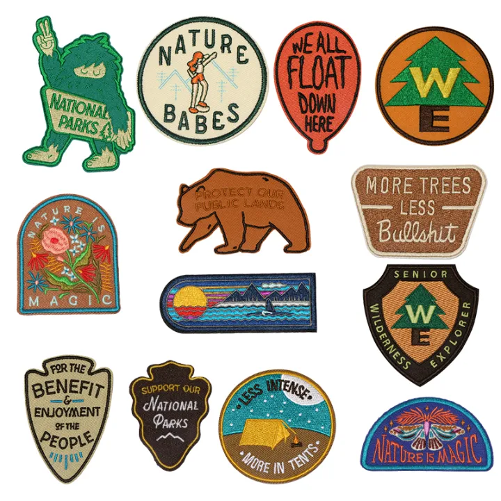 1PC National Park Explorer Embroidered Patch Iron On Sew On Patches For ...