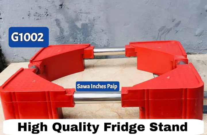 Fridge Stand | Plastic stand Steel Pipe chowki | size 20 to expand 28 ...
