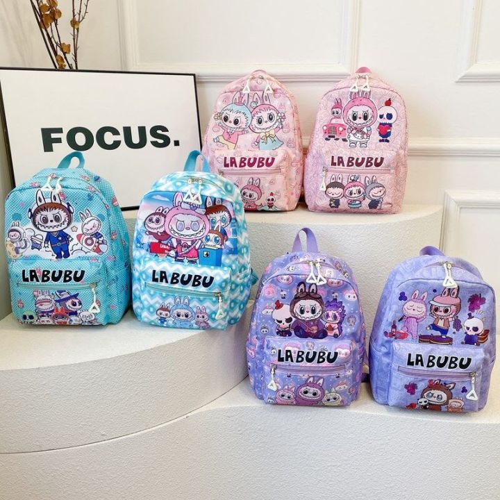 Labubu school bag elementary school bag students waterproof school bag ...