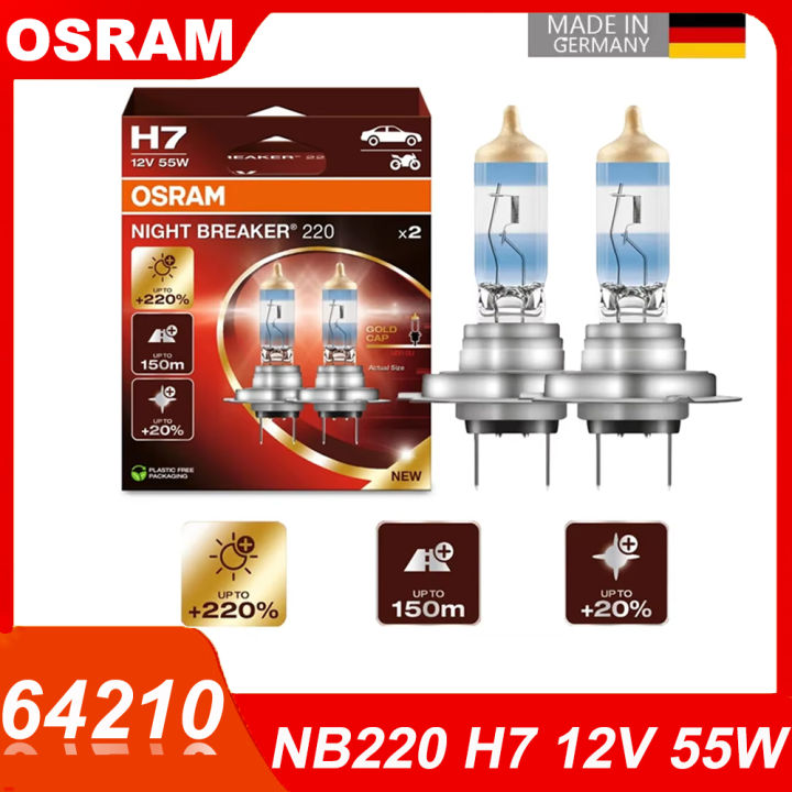 OSRAM Original Night Breaker 220 64210 H7 12V 55W PX26d Halogen ...
