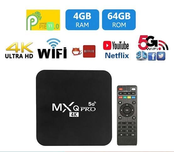 MXQ Pro 5G 4K 4GB RAM + 64GB ROM Android TV Box - Transform Your TV ...