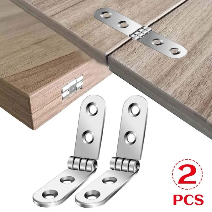 180 Degree 2pcs Foldable Hinge Flap Screw-On Hinges For Sewing Machine ...