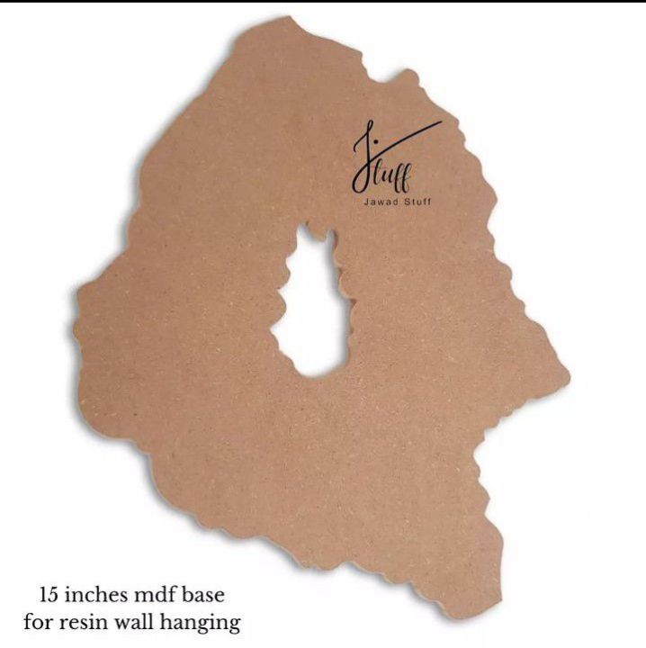 15" irregular mdf base for resin artwork | Daraz.pk