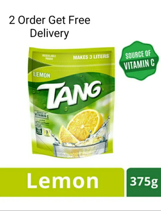 TANG Lemon Powdered Drink (Resealable Pouch) 375g Bahrain | Daraz.com.bd