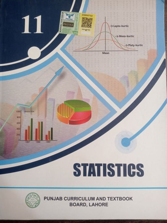 Class 11 Statistics New Book 2025 PCTB/1st Year Statistics New Book ...