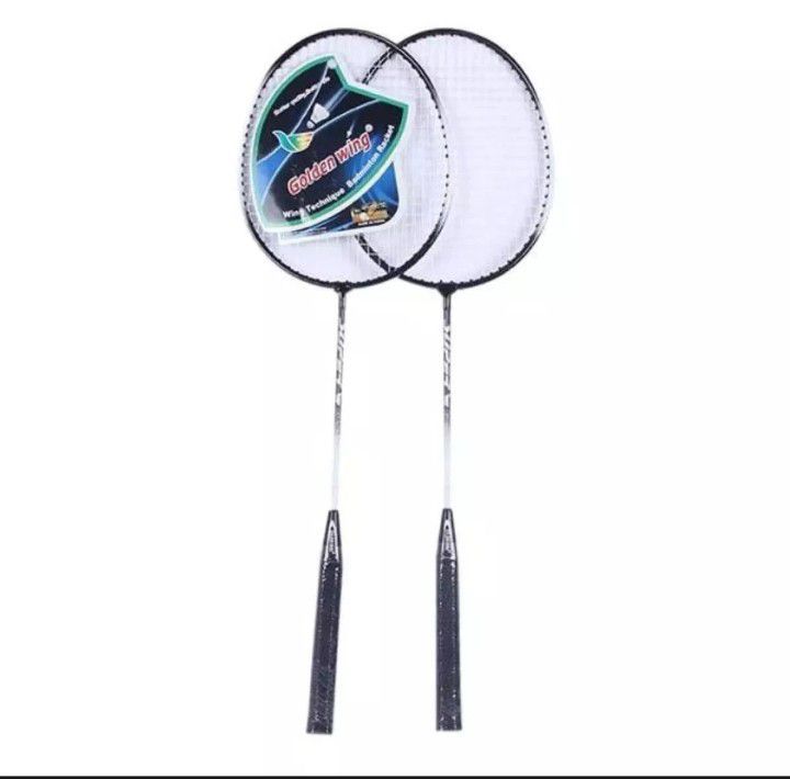 2 piece golden wings badminton racket | Daraz.com.bd