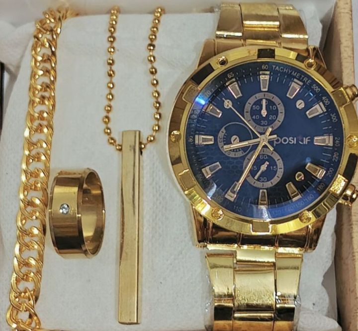 Pack Of 4 New Fashiom Men's Fashion Luxury Watch Deal -Top Fashion Mens ...