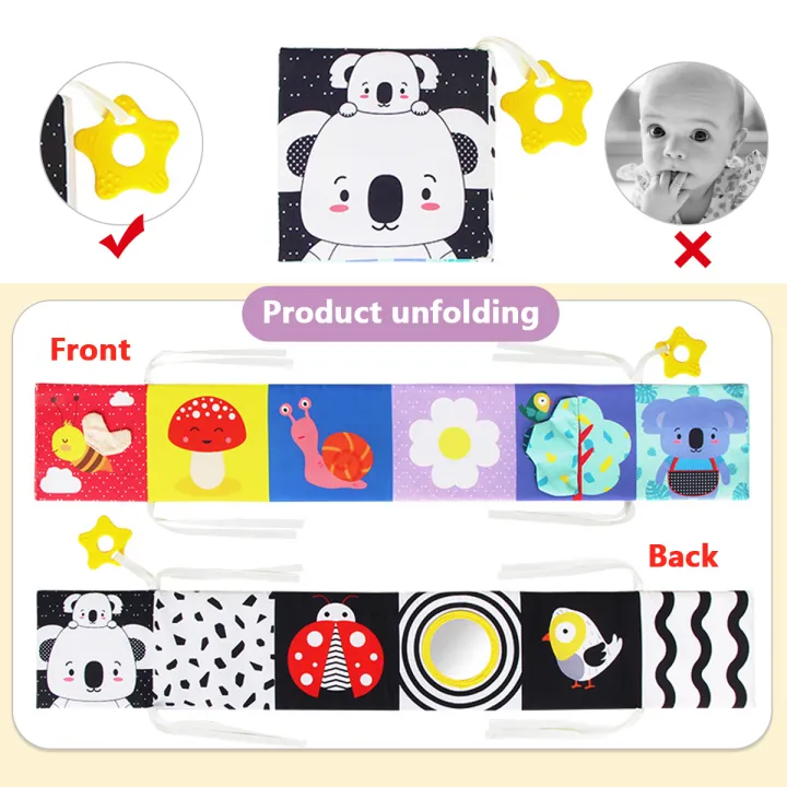 Crinkle Early Education Learning Toy, Educational Baby Bathtime Cloth ...