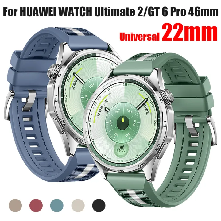 22mm Watch Strap QuickFit Silicone For Huawei Watch GT 6 6 Pro 5Pro 5 4 ...