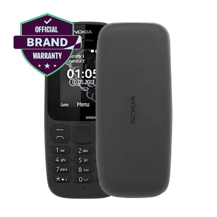 Nokia 105 (2017) model Dual SIM long time Beatty PTA approved 1year ...