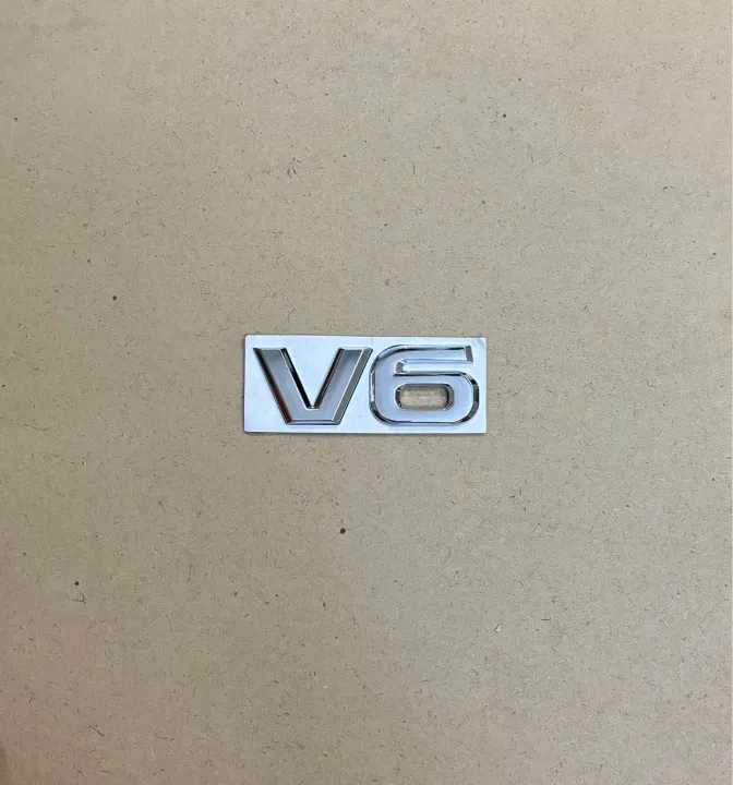 Toyota V6 Rear Badge Emblem | Daraz.pk
