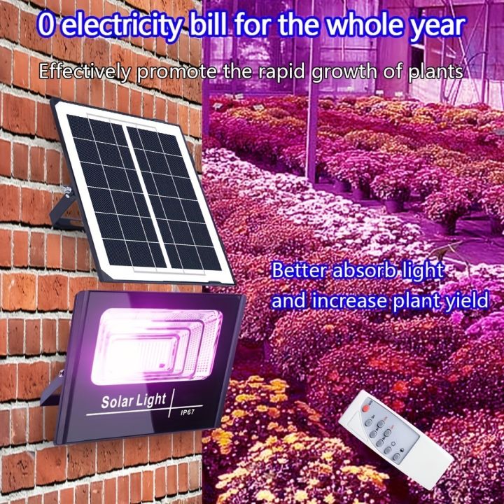 1/2PCS 35W Solar Grow Light Full Spectrum Solar Grow Flood Light with ...