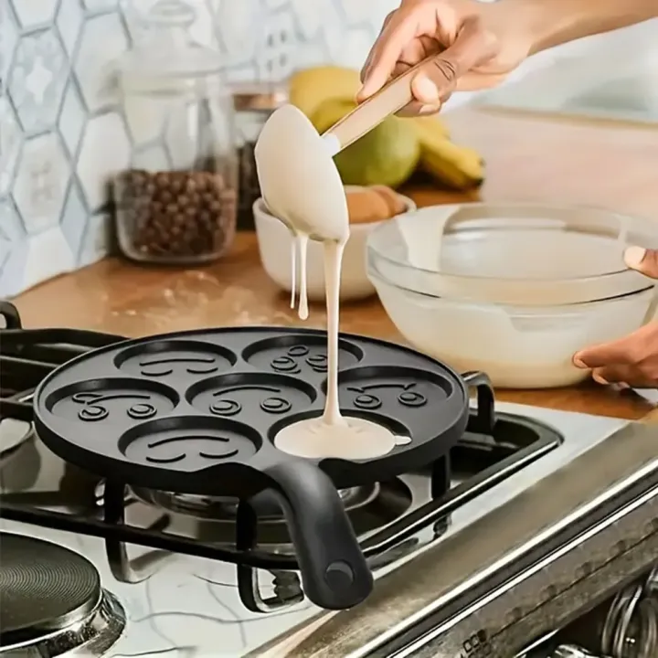 7/4 Cup Non-stick Griddle Pancake Maker Egg Omelet Crepe Frying Pan ...