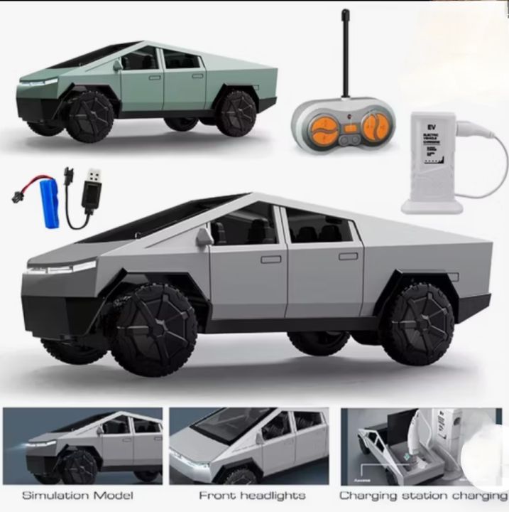 Remote Control Cyber Truck | Tesla Truck | with LED Light and Charging ...