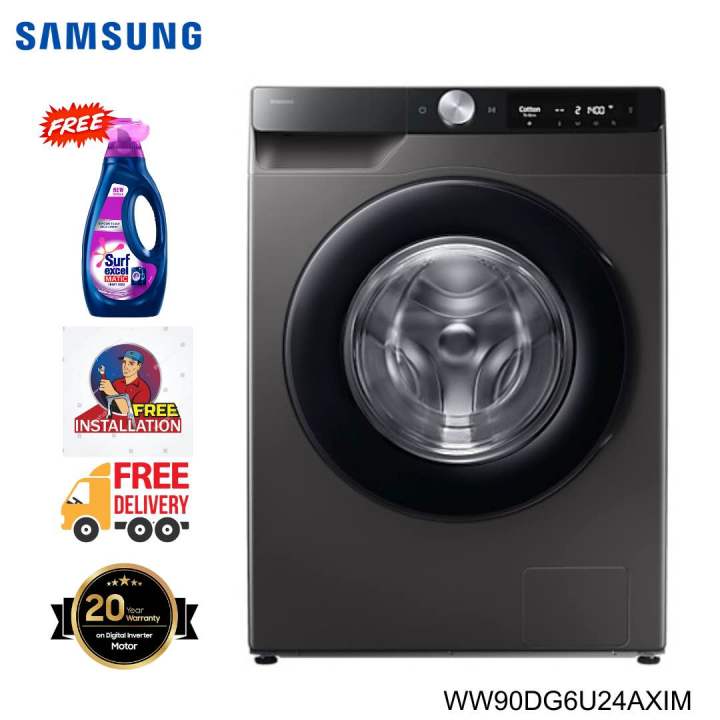 SAMSUNG 9 Kg Washing Machine With AI Control Eco Bubble WiFi ...