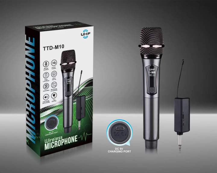 TTd-m10 Wireless Professional Microphone Range more than 30meters ...