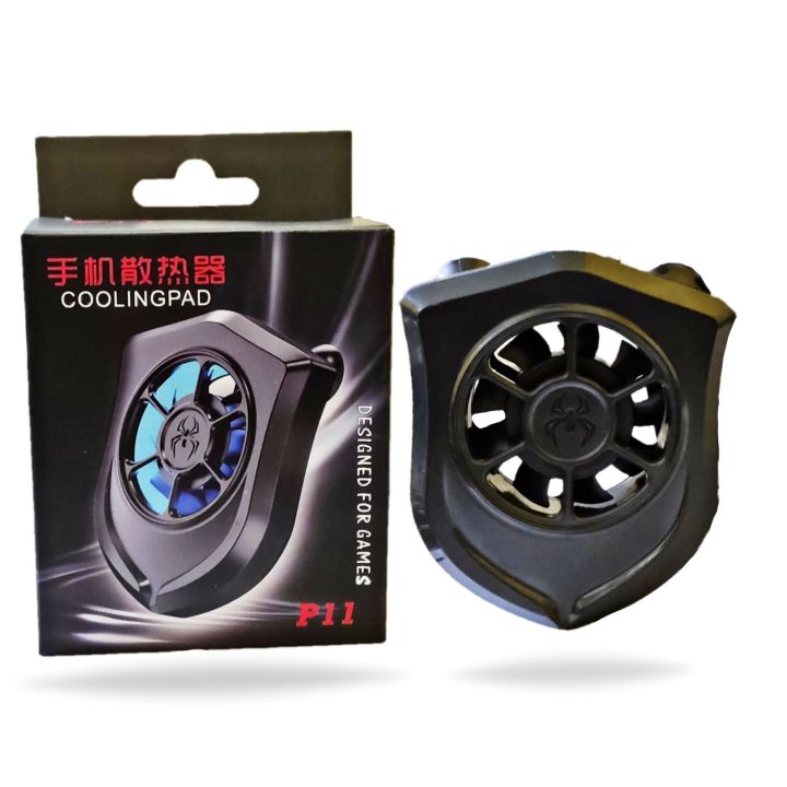P11 Universal Mobile Game Cooler System Cooling Fan - Adjustable Light ...