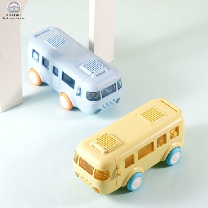 TOY DEALS : Bus Shaped Water Bottle sippers for School Kids With Strap ...