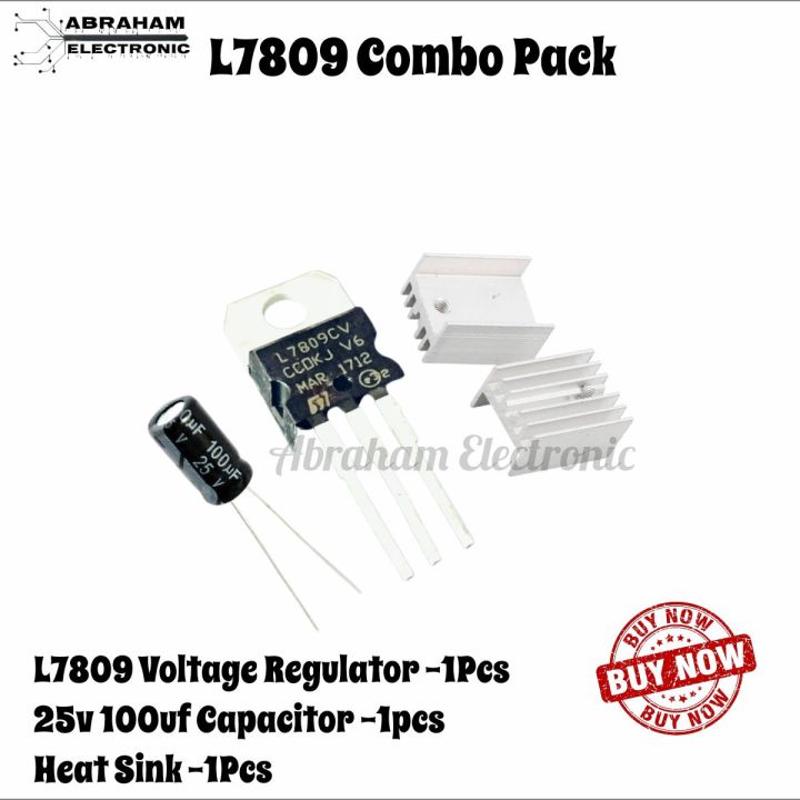 L7809 Voltage Regulator Combo Pack | Daraz.com.bd