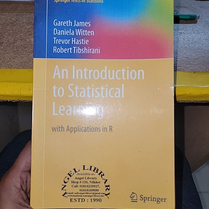 An Introduction to Statistical Learning With | Daraz.com.bd