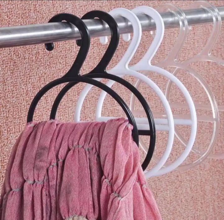 Mini plastic scarf hijab hanger 12 Pce - cloth hanger | Daraz.com.bd