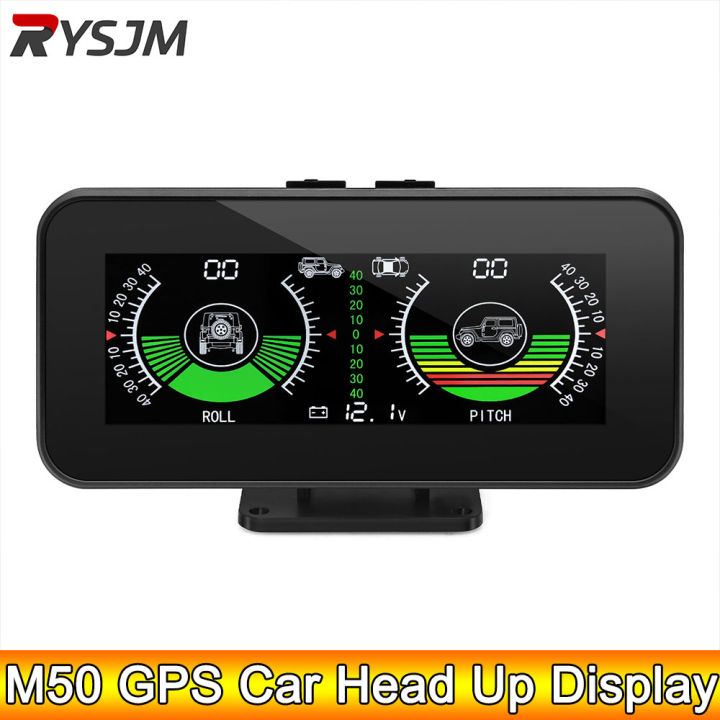 AD M50 HUD Slope Meter Digital Display Tilt Roll Pitch Angle ...