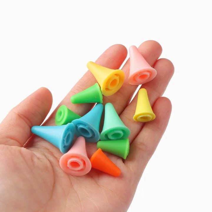 10PCS Sweater Needle Pin Clogging Anti-drop Rubber Pullover Needle Cap ...