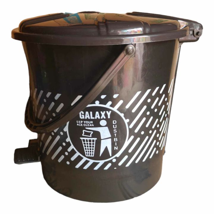 Plastic Super Paddle Dustbin 6L - Trash Can Pressing Type Trash Bin ...