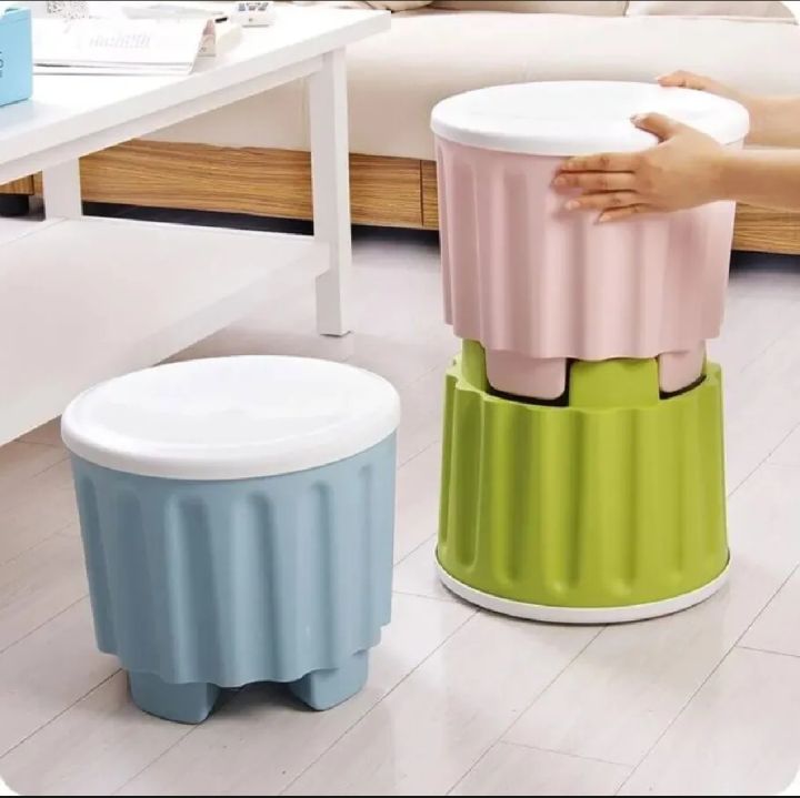 Portable Drum Storage Stool & Sitting Chair | Plastic Storage Stool ...