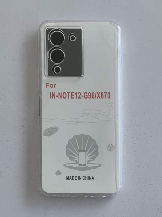 Infinix Note 12 G96 Dust Plug Transparent Silicon Back Cover | Daraz.pk
