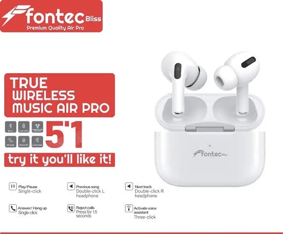 Fontec airbuds bliss | Daraz.pk