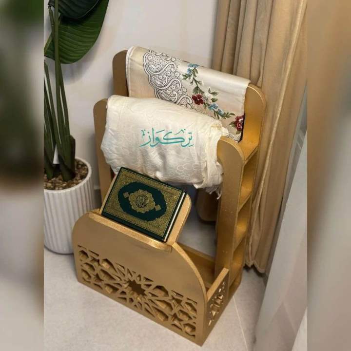 Prayer wooden matt stand/rack | Daraz.pk