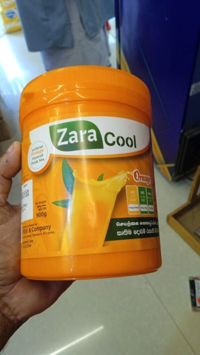 Zara cool 900g Orange juice powder bottle | Daraz.lk