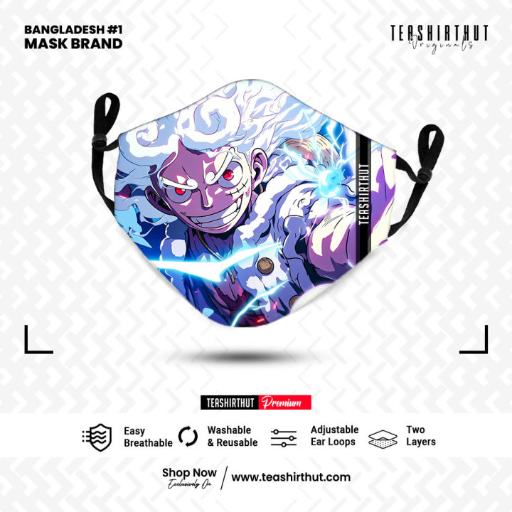 Luffy One Piece Exclusive Teashirthut Anime Design Edition Fashion Mask ...