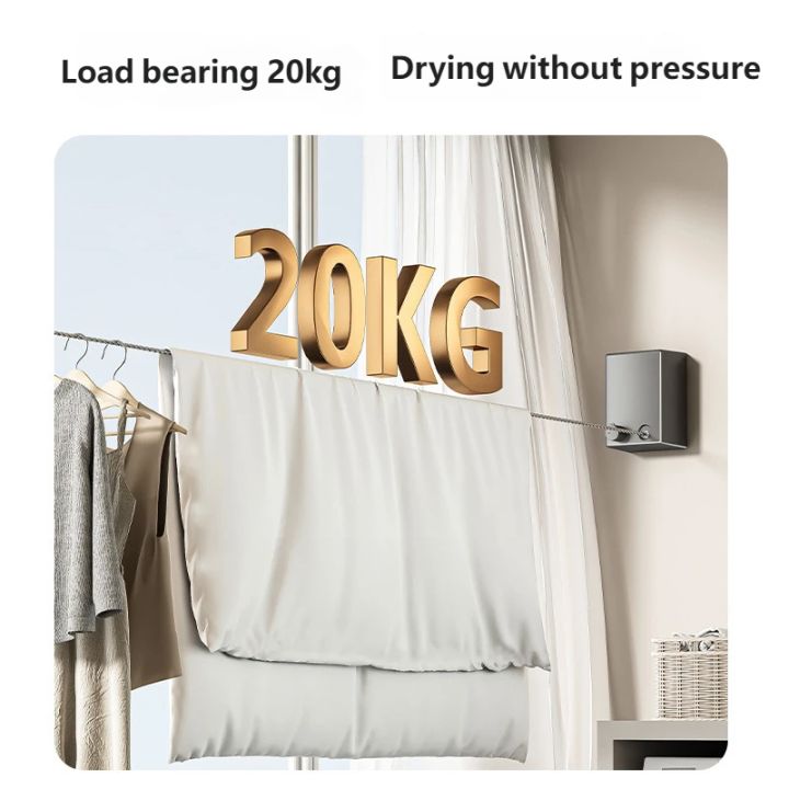 Retractable Clothesline Stainless Seel Pull-Out Clothes-Drying Machine ...
