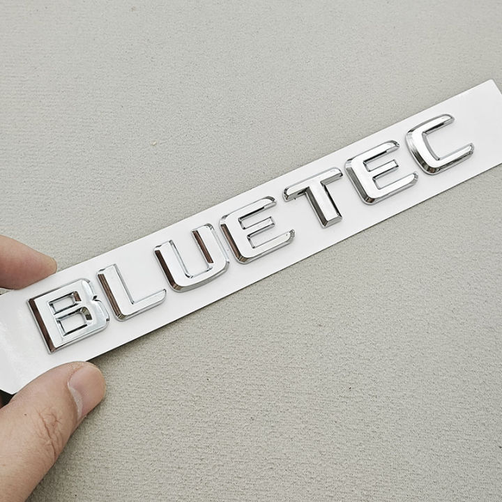 3D ABS Car Letters Logo BLUETEC Badge Emblem Sticker Decals For ...
