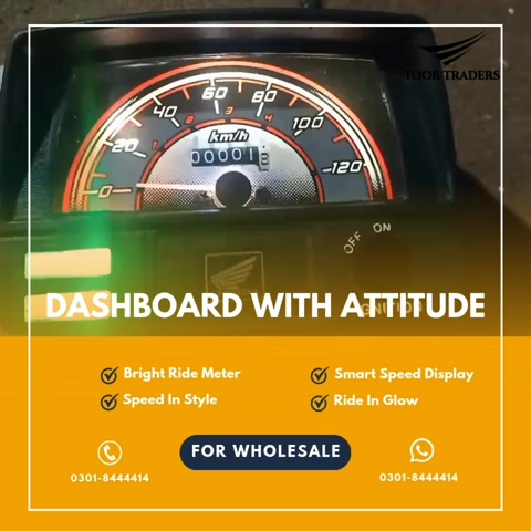 LED Backlight Speedometer for Honda CD 70 New Model Motorcycle ...